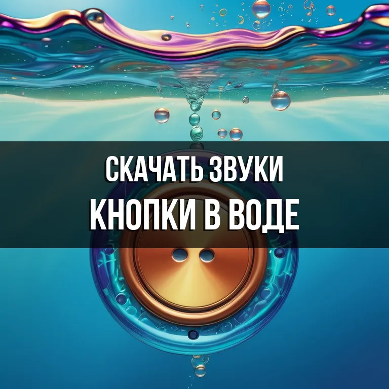 Звук кнопок в воде скачать бесплатно на Zvukogram